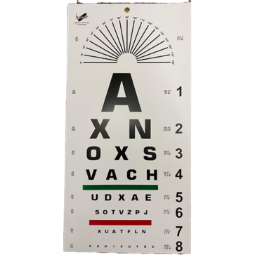 Snellen Eye Chart Alphabet-Type | Distance Vision Testing Chart | Frago ...